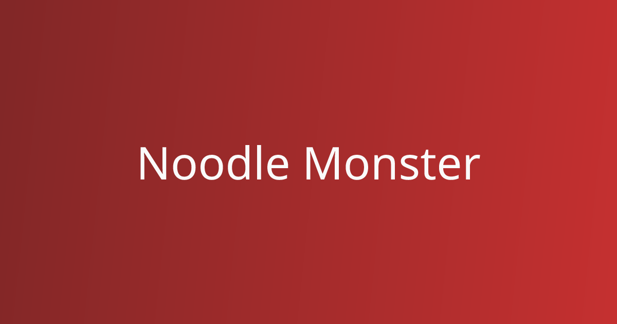 Best Thai in Valley Village, CA | Noodle Monster | Order Online